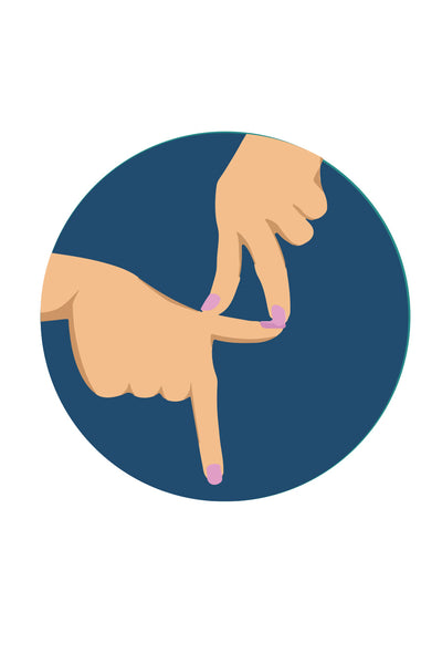 Hand Sign Button – Hannah's Closet - The Official Boutique for Delta Gamma